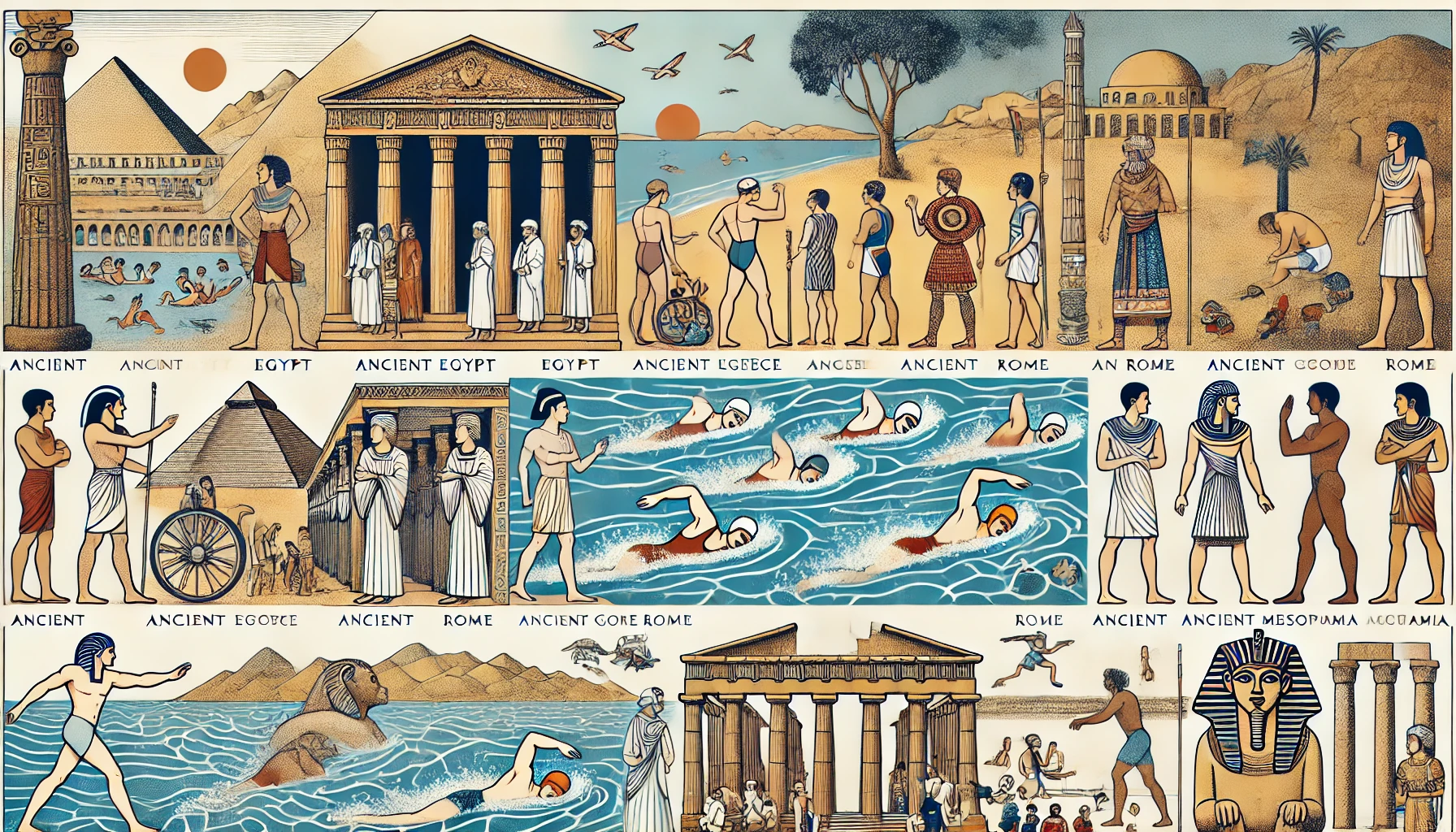 History of Swimming: From Ancient Practices to Renaissance Revival